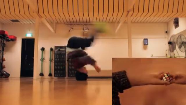WATCH: Breakdancer Solving A Rubik’s Cube Spinning On His Head Will ...