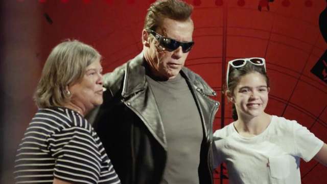 WATCH: Arnold Schwarzenegger Poses As Terminator Waxwork... And ...