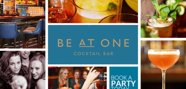 Win A £250 Bar Tab for 10 people at Be At One Cocktail Bar! - Capital ...