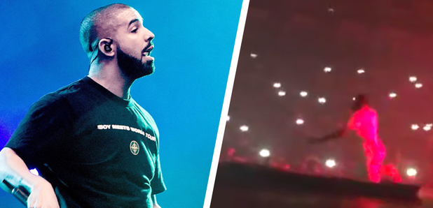 This Video Of Travis Scott Falling Down A Hole On Stage At Drake's UK ... This Video Of Travis Scott Falling Down A Hole On Stage At Drake's UK ...