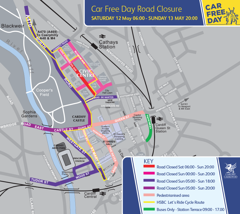Cardiff Car Free Day - Win A Mountain Bike! - Capital South Wales