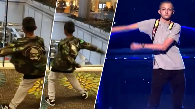 Watch: A Young Boy's Hilarious Floss-Off With An Airport Security Guard ...